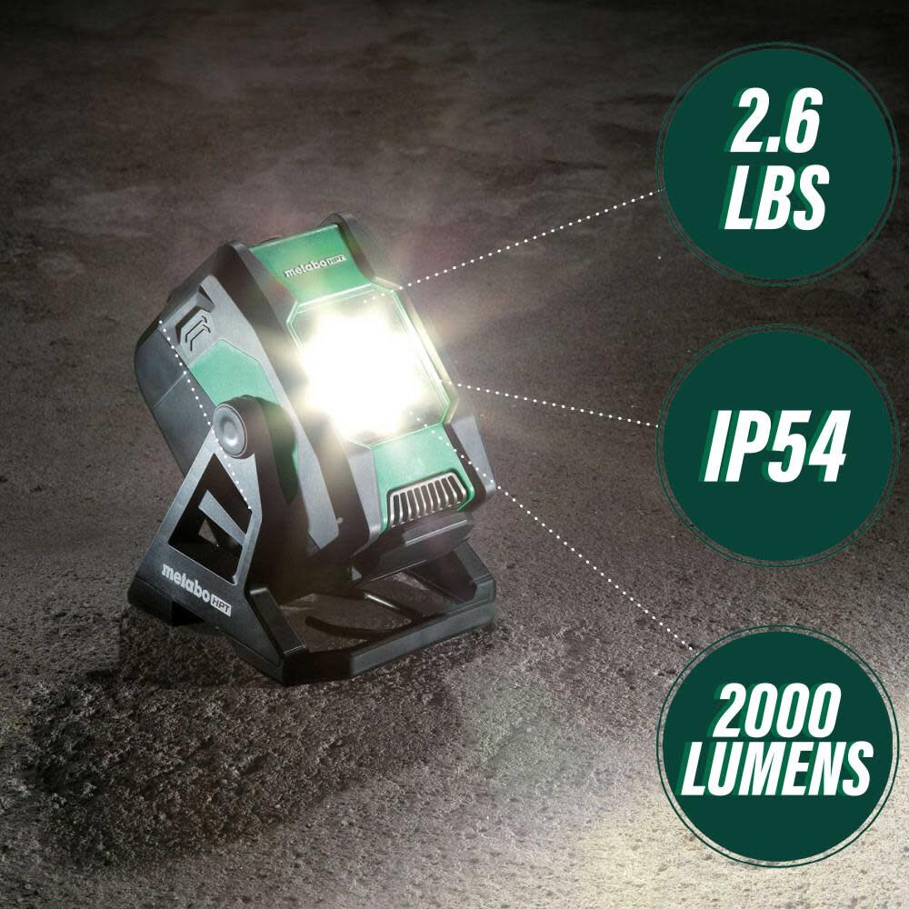 Metabo HPT 18V MultiVolt 2000 Lumen LED Work Light (Bare Tool ...