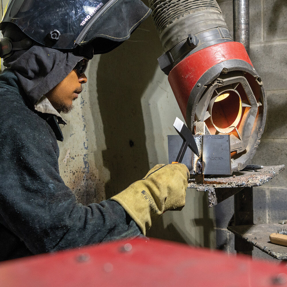 Klein Tools 10oz Welders Chipping Hammer 7in H80612 - Acme Tools