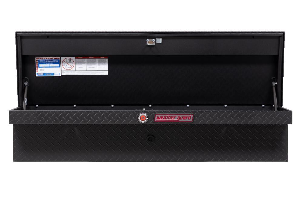 Weather Guard 56in Low Profile Lo-Side Truck Tool BoxAluminumMatte ...