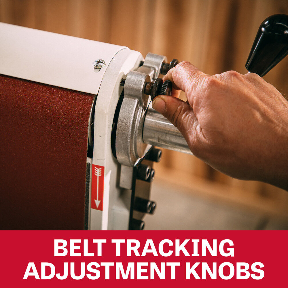 JET JSG-6CS 6 In. x 48 In. Belt / 12 In. Disc Sander with Closed Stand ...