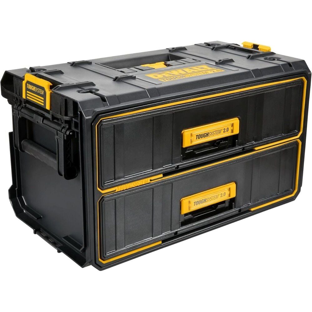 DEWALT Toughsystem 2.0 22 Pound 2-Drawer Unit, 110 Pound DEWALT Toughsystem 2.0 22 Pound 2-Drawer Unit, 110 Pound