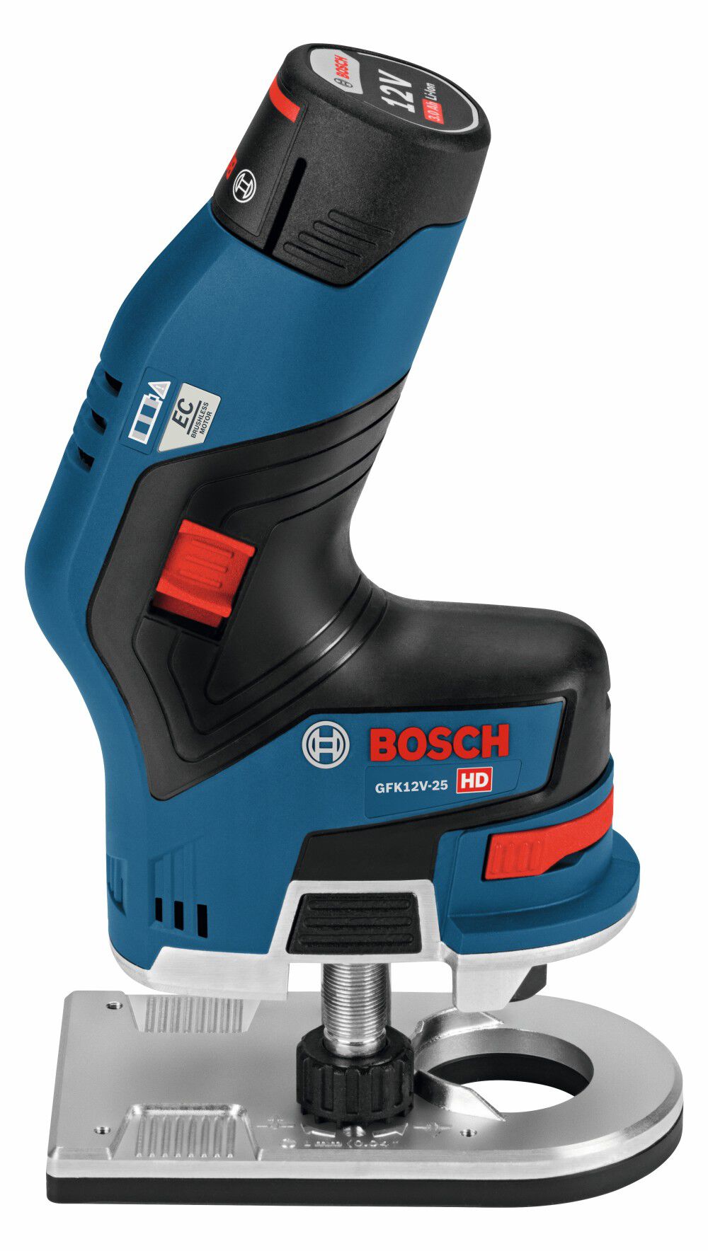 Bosch 12V Max EC Brushless Palm Edge Router (Bare Tool) GKF12V-25N ...