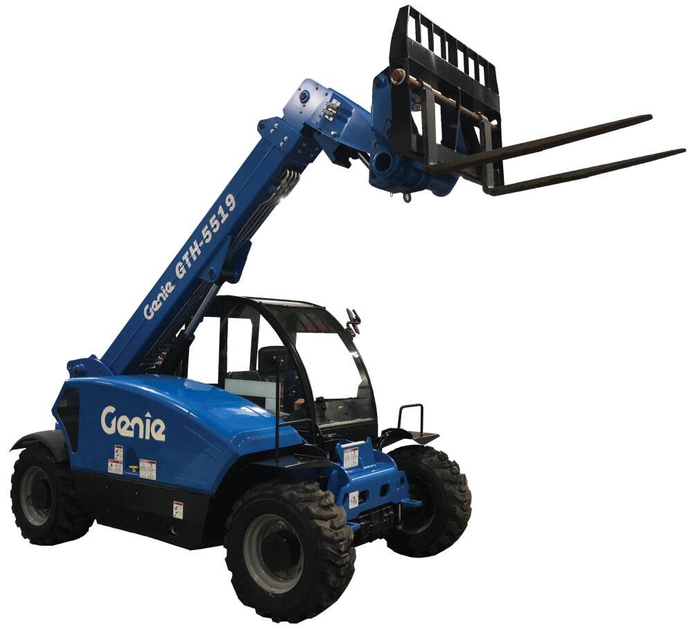 Genie 5500 LB. Capacity - 19 Ft. Reach Telehandler with Heated Cab and ...