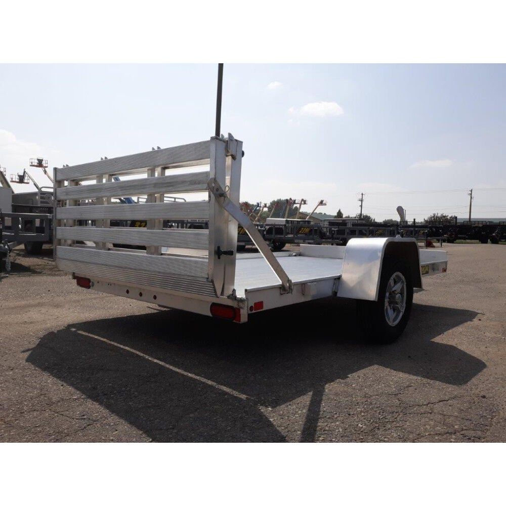 Aluma 7210S-BT 450 Lbs Single Axle Aluminum Utility Trailer - 2022 Used ...