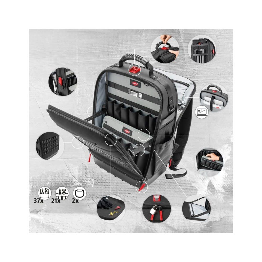 Knipex Modular X18 Tool Backpack Black Recycled Polyester 00 21 50 LE ...