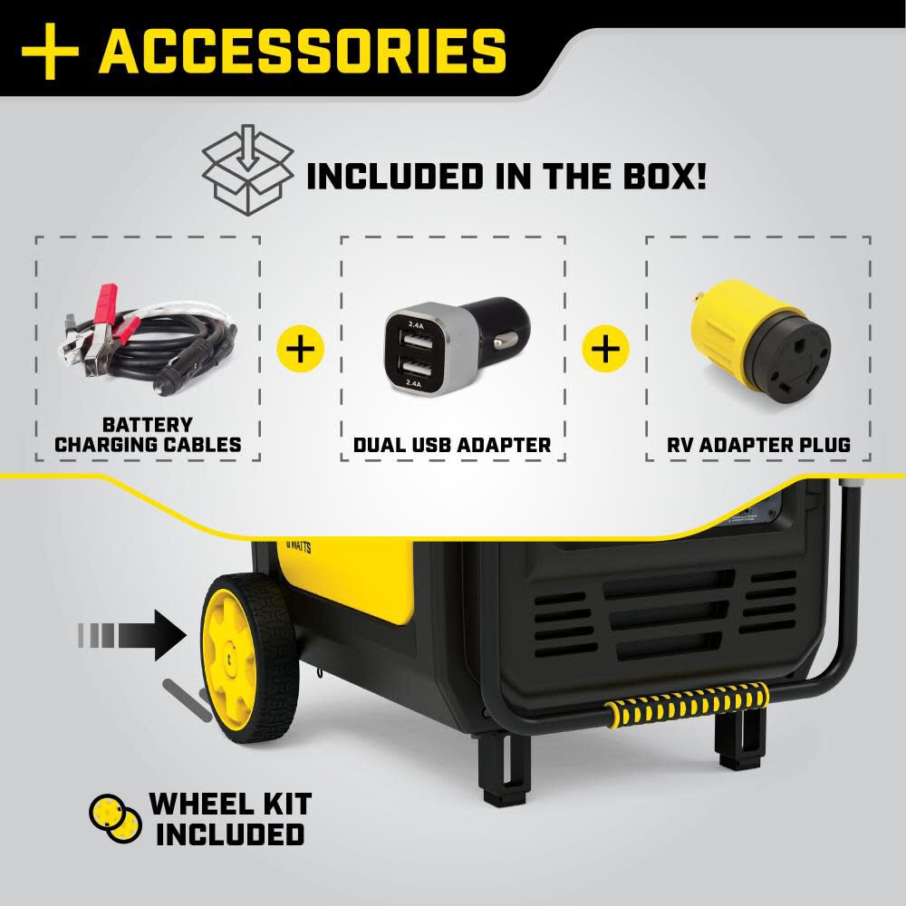 Champion Power Equipment 8500 Watt Portable Electric Start Inverter ...