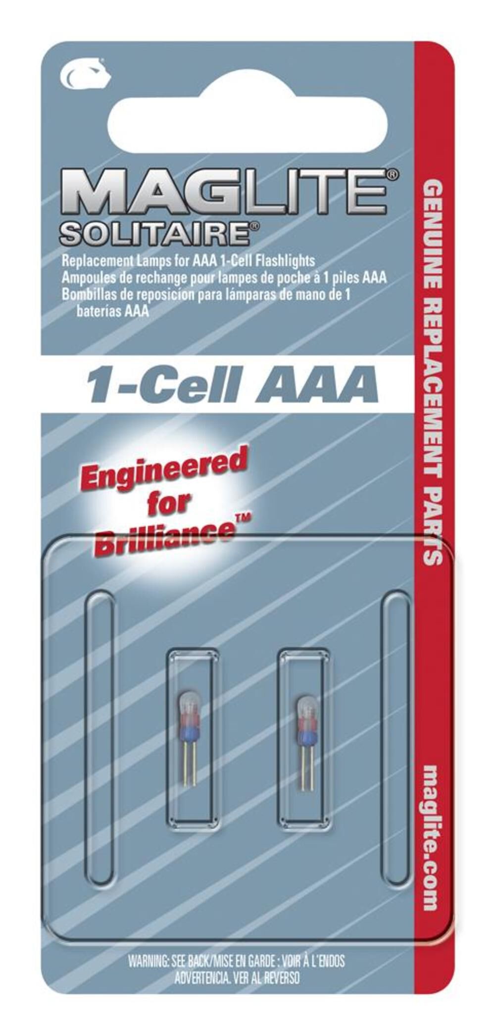 Maglite Replacement Lamps - 1-Cell AAA Flashlights LK3A001 - Acme Tools