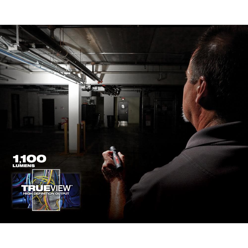 Milwaukee USB Rechargeable 1100L Twist Focus Flashlight 2161-21 - Acme Tools