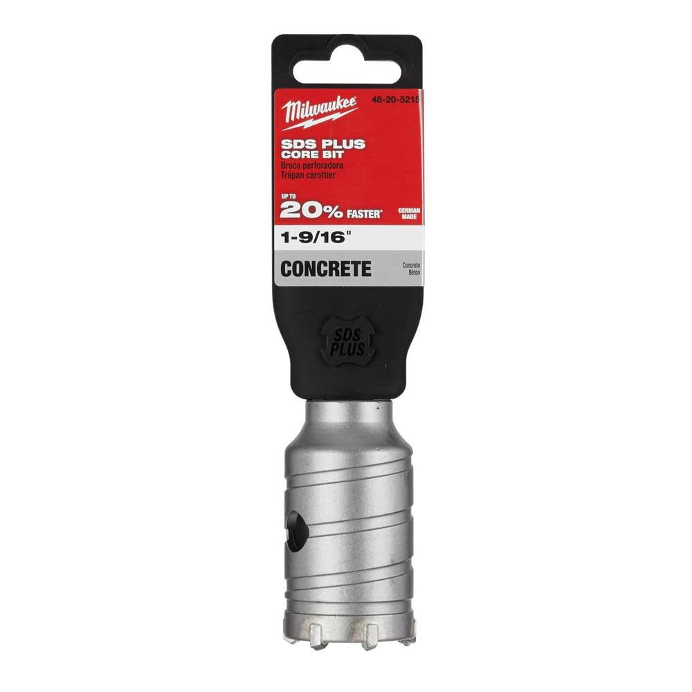 Milwaukee SDS+ Core 1-9/16 In. x 2 In. 48-20-5215 - Acme Tools