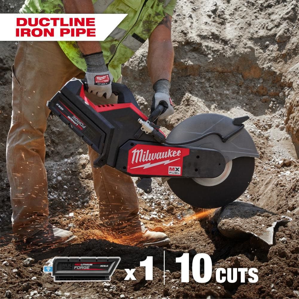 Milwaukee MX FUEL 14 in Cut-Off Saw with RAPIDSTOP Brake Kit MXF315-2XC ...