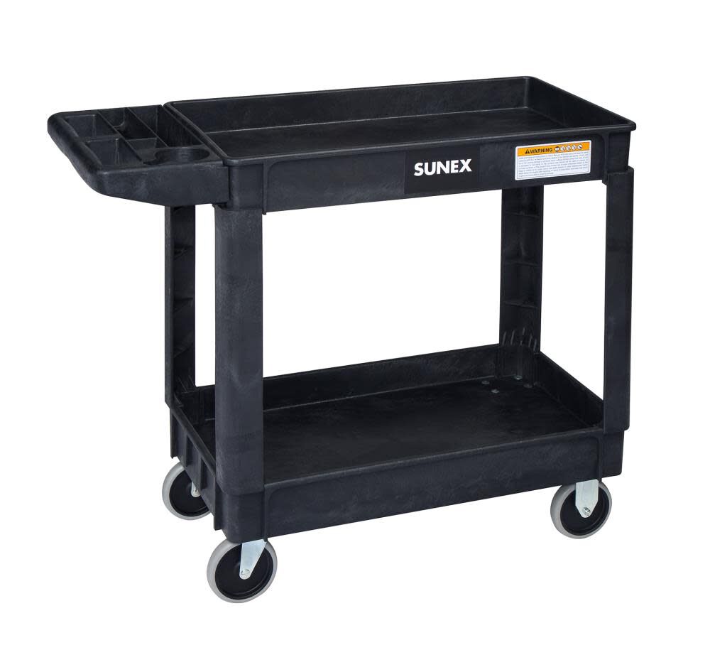 Sunex Compact Heavy Duty Utility Cart Black 8034 - Acme Tools