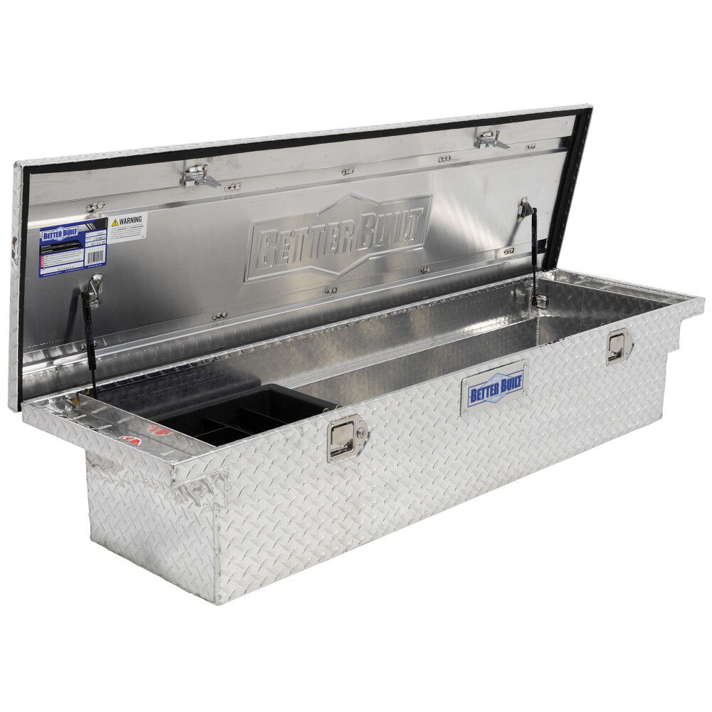 Better Built 69in Saddle Truck Box Low-Profile Brite Aluminum 73010911 ...