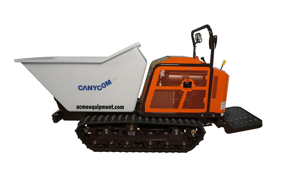 Canycom Self Dumping Rubber Track Concrete Buggy - Pivot Dump SC75PD ...