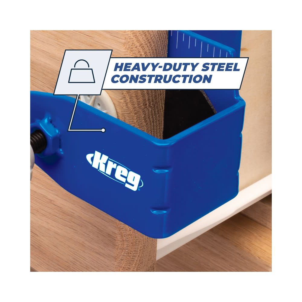 Kreg Heavy-Duty Steel Drawer Front Mounting Jig KCS-DFMT - Acme Tools