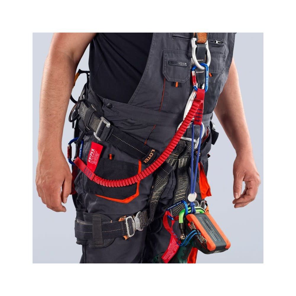 Knipex 38 in Red Tool Tethering Lanyard with Eye Carabiner 00 50 12 T ...