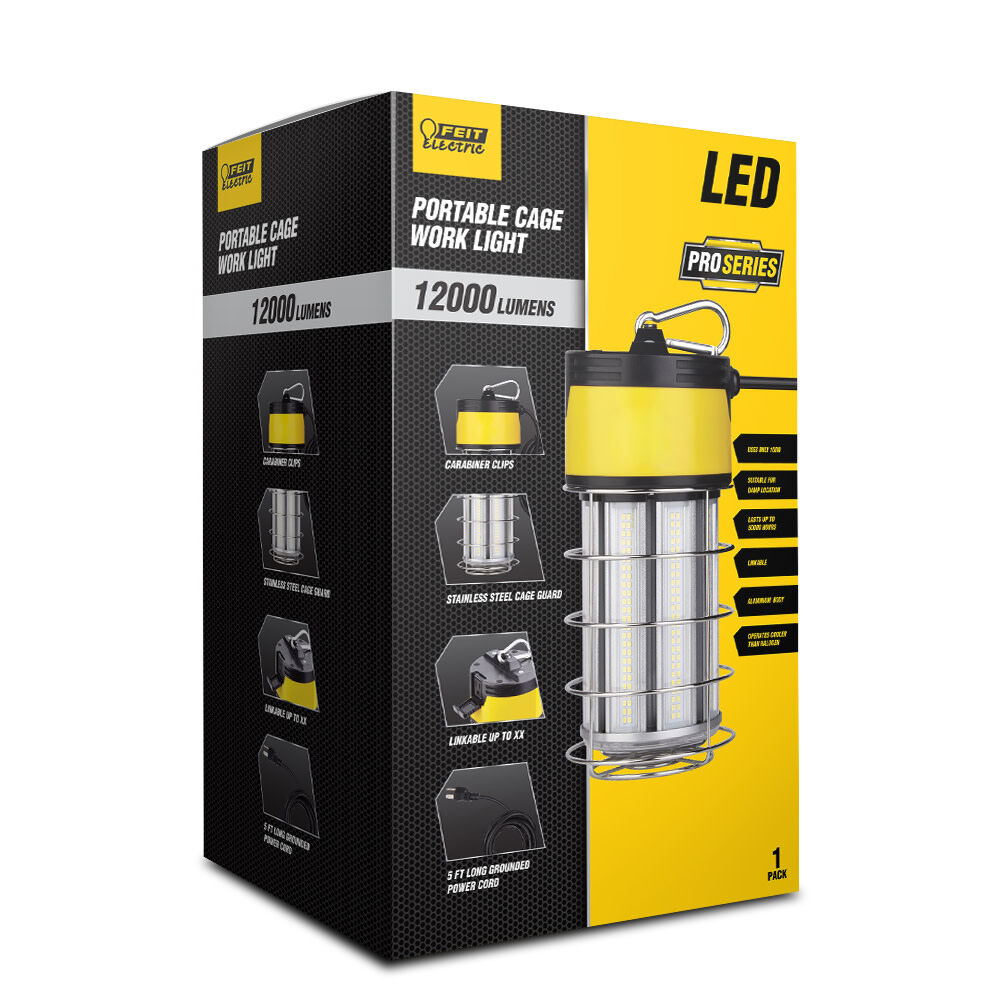 Feit Electric 100W 12000 Lumens Plug-In LED Lantern Worklight ...