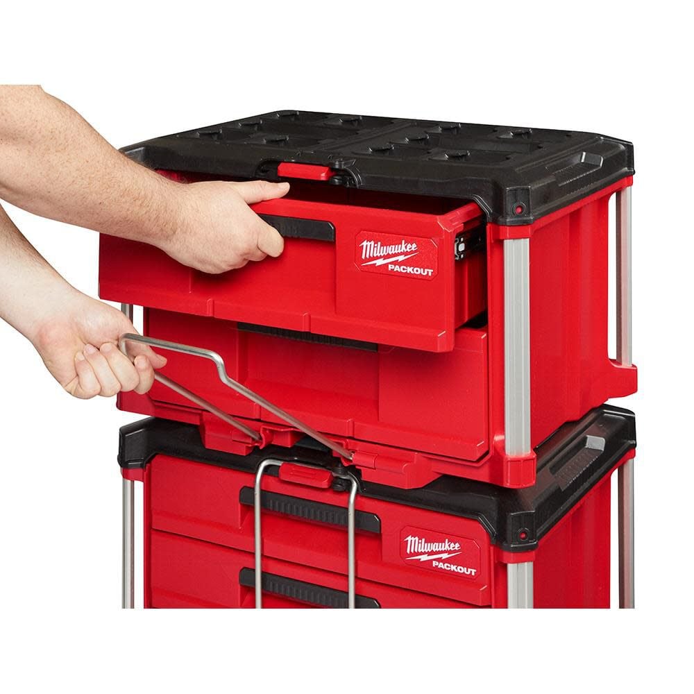 Milwaukee PACKOUT Drawers Tool Box 2 Drawer Bundle 48-22-8442X2 - Acme ...