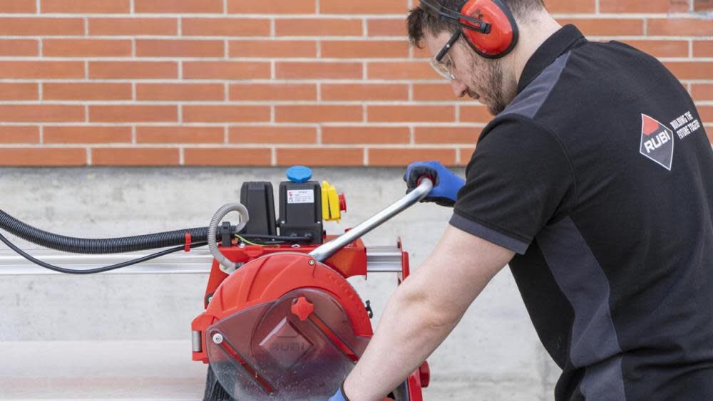 Rubi Tools DC-250 Python 1200 48in Wet Tile Saw 10in Blade 56914 - Acme ...