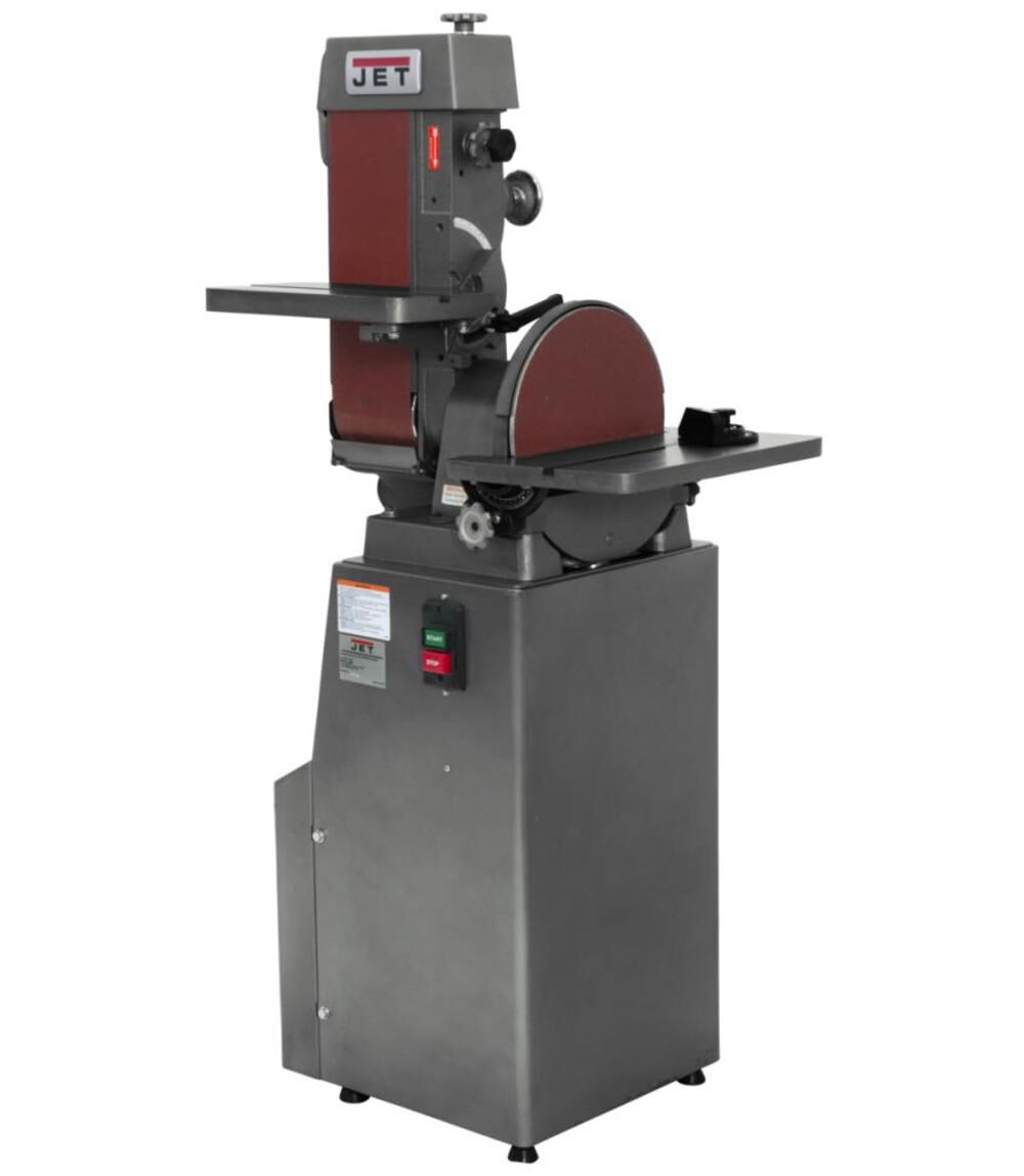 JET J-4200A-2 6x48 Industrial Combination Belt & 12in Disc 230 V 1PH ...