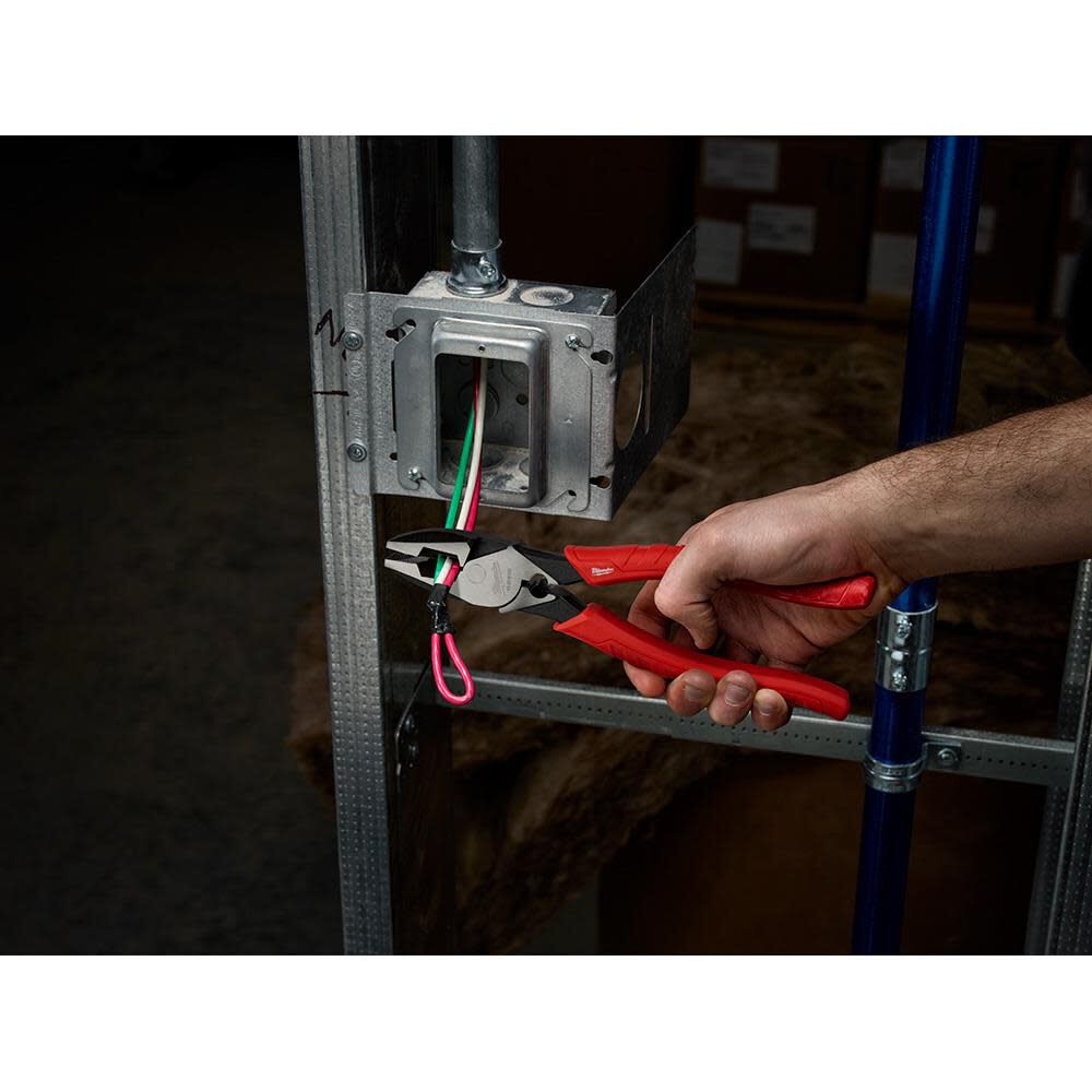 Milwaukee 9 in. High Leverage Lineman's Pliers with Crimper 48-22-6100 ...
