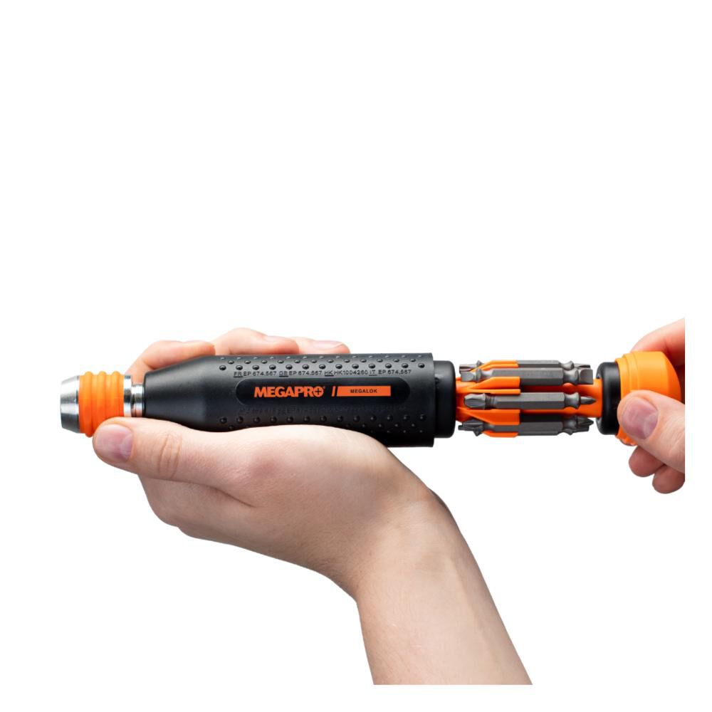 Megapro Original MegaLOK 15-In-1 Multi-Bit Screwdriver 151ML - Acme Tools