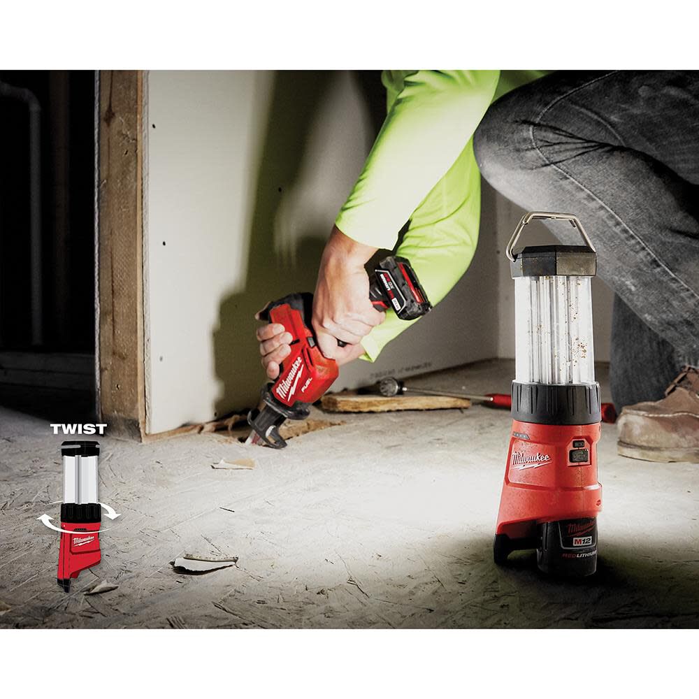 Milwaukee M12 Cordless Lithium-Ion LED Lantern (Bare Tool) 2362-20 ...