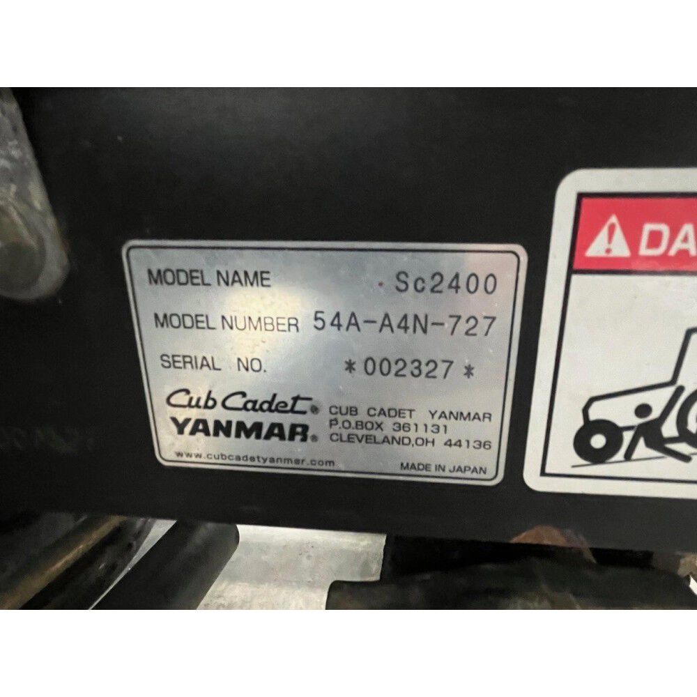 Cub Cadet SC2400 24HP Diesel Sub-Compact Utility Tractor - 2008 Used ...