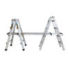 Metaltech 17ft Telescoping Multi-Position Ladder Aluminum Grade 1A E ...