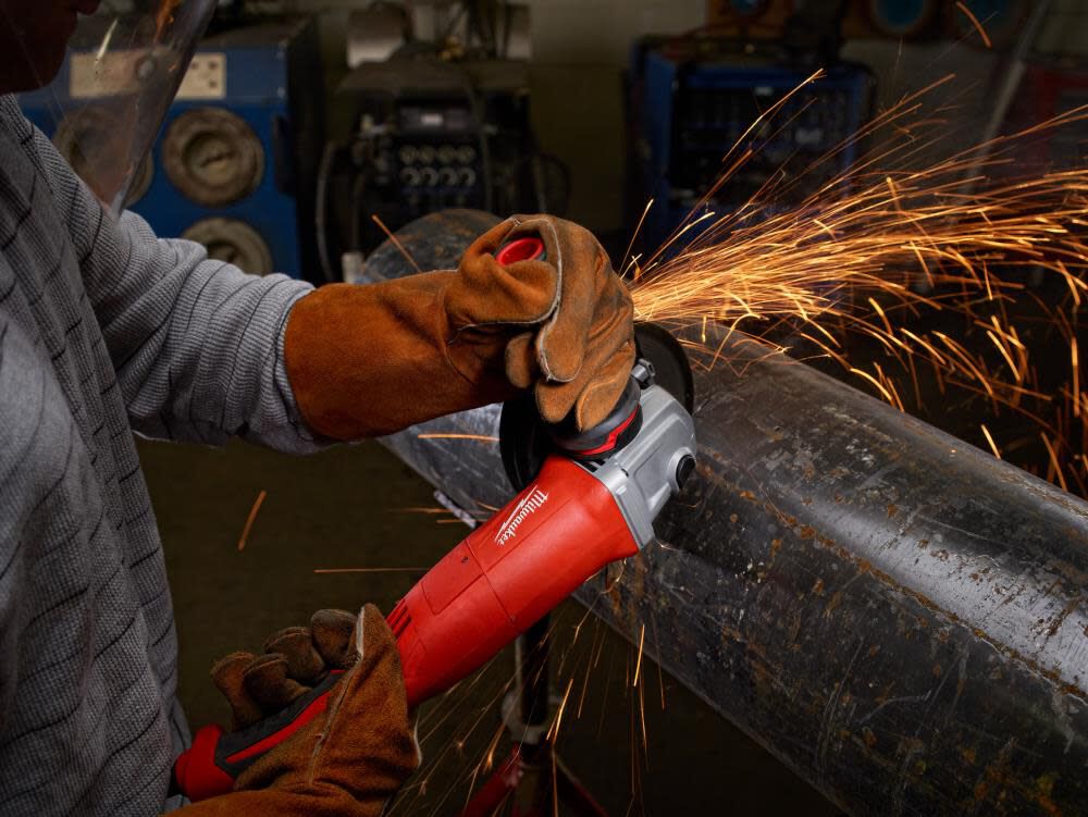 Milwaukee 13 Amp 5 In. Small Angle Grinder Trigger Grip No-Lock 6124-31 ...