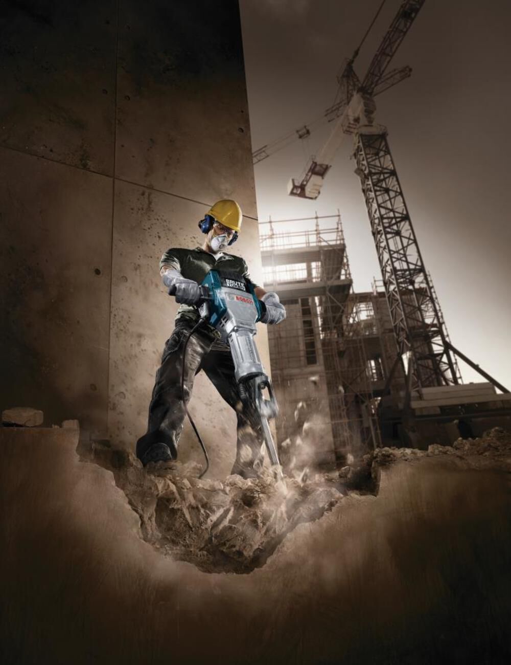 Bosch Brute Turbo Breaker Hammer with Deluxe Cart BH2770VCD - Acme Tools