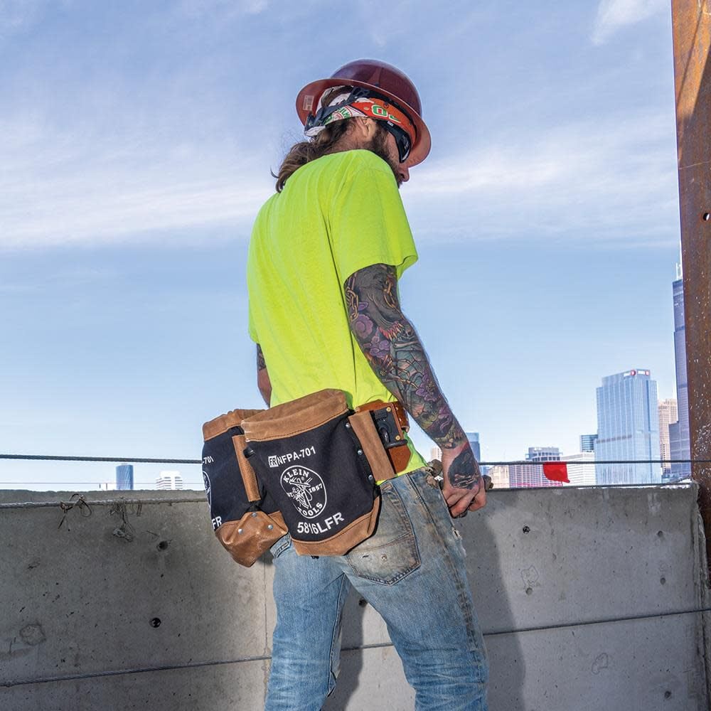 Klein Tools Flame-Resistant Canvas Bolt Bag 5816LFR - Acme Tools