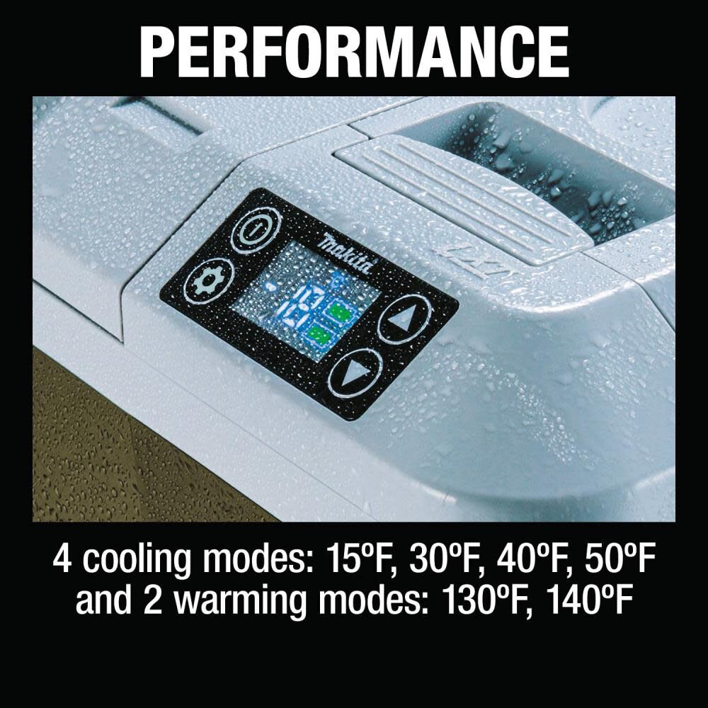 Makita Outdoor Adventure Cooler/Warmer 18V X2 LXT 12V/24V DC Auto AC ...
