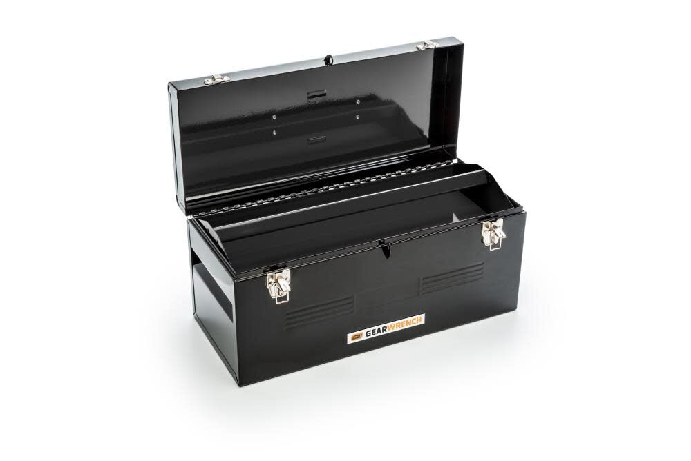 GEARWRENCH Tool Storage 19 In. Black Steel Tote Box 83130 - Acme Tools
