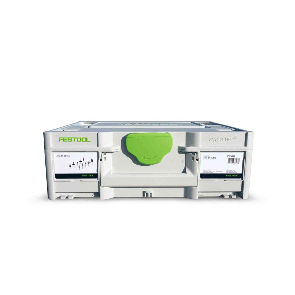 Festool SYS3 OF D8/D12 Router Bit Storage Systainer 576835 - Acme Tools