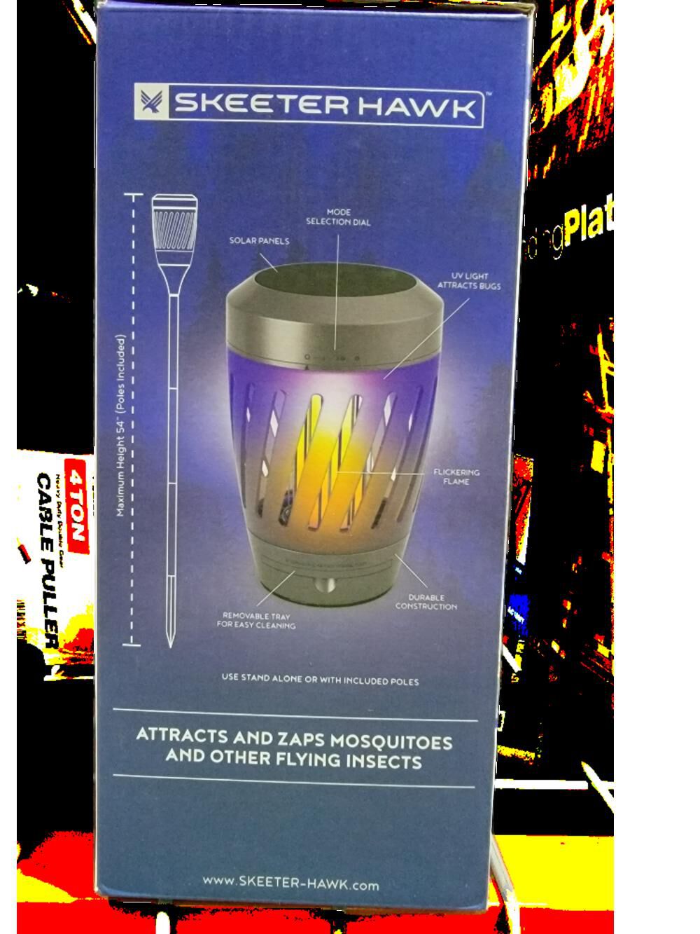 Skeeter Hawk Mosquito Torch Zapper with Realistic Flame SKE-ZAP-1006 ...