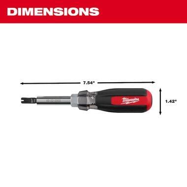 Milwaukee 9-in-1 Punchdown Multi-Bit Screwdriver 48-22-2902 - Acme Tools