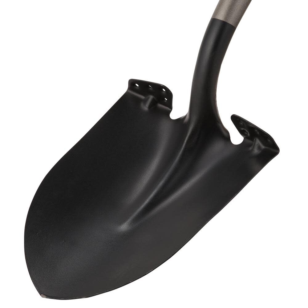 Razorback Razor Back Round Point Shovel with Wood Handle & Cushion Grip ...
