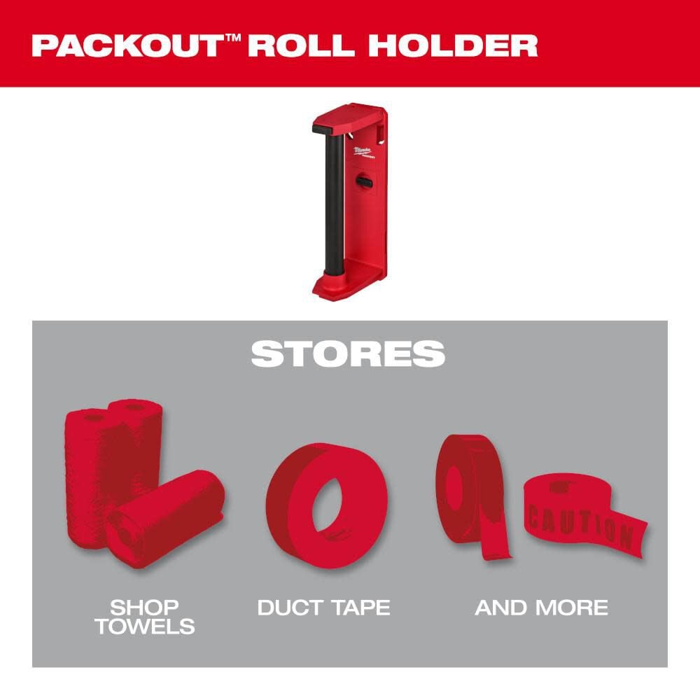 Milwaukee PACKOUT Roll Holder 48-22-8337 - Acme Tools