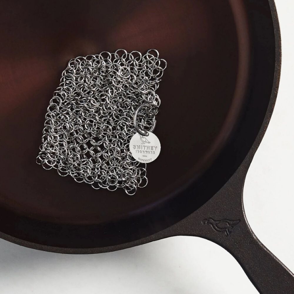 Smithey Ironware Chainmail Scrubber Stainless Steel SMITH-AC-SCRUB1 ...
