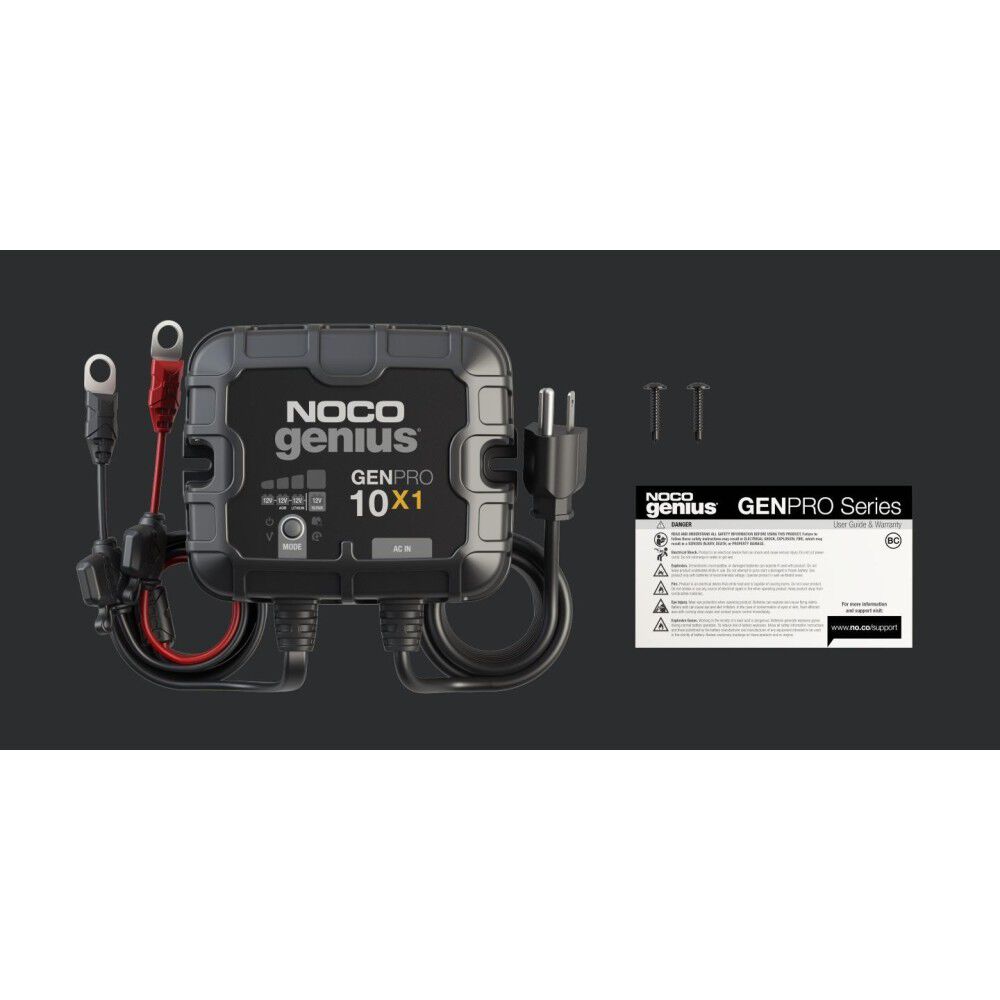 Noco Battery Charger 12V 10A Fully Automatic Waterproof On Board ...