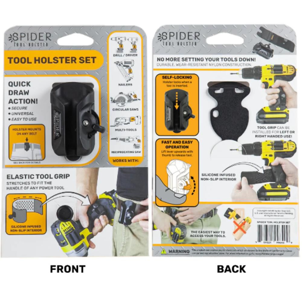 Spider Tool Holster Tool Holster 2pc Set 5000TH - Acme Tools