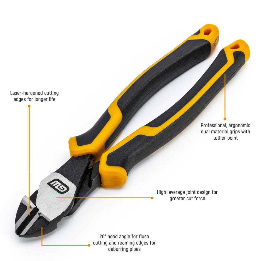 GEARWRENCH 7in Pitbull Dual Material Diagonal Cutting Pliers 82183C - Acme Tools