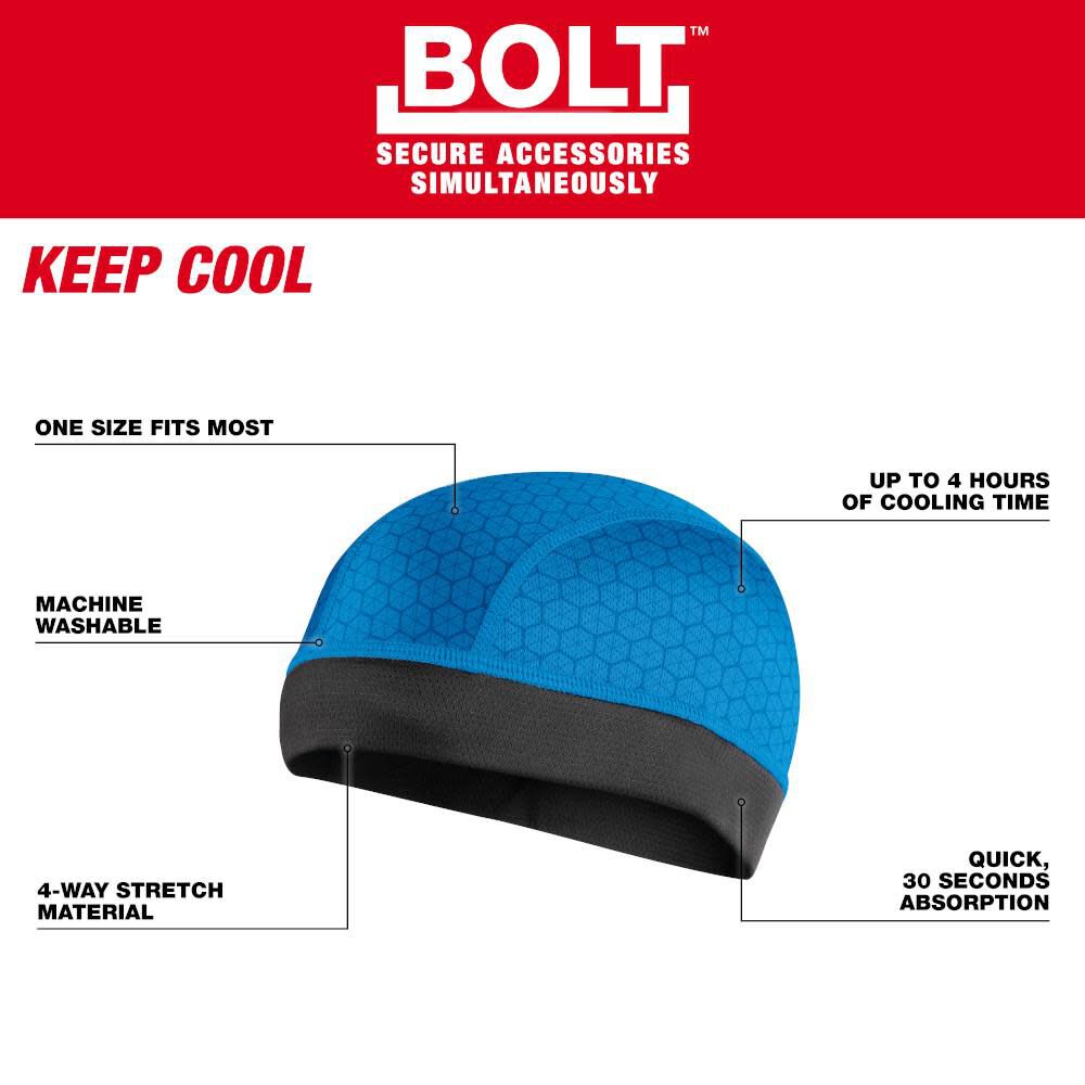 Milwaukee BOLT Cooling Skull Cap 48-73-4545 - Acme Tools