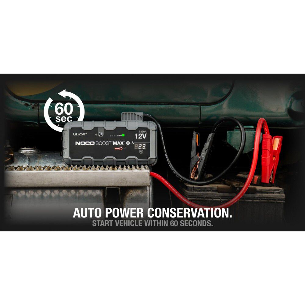 Noco 12V Jump Starter 5250A Boost Max Portable Ultrasafe Lithium GB250 ...