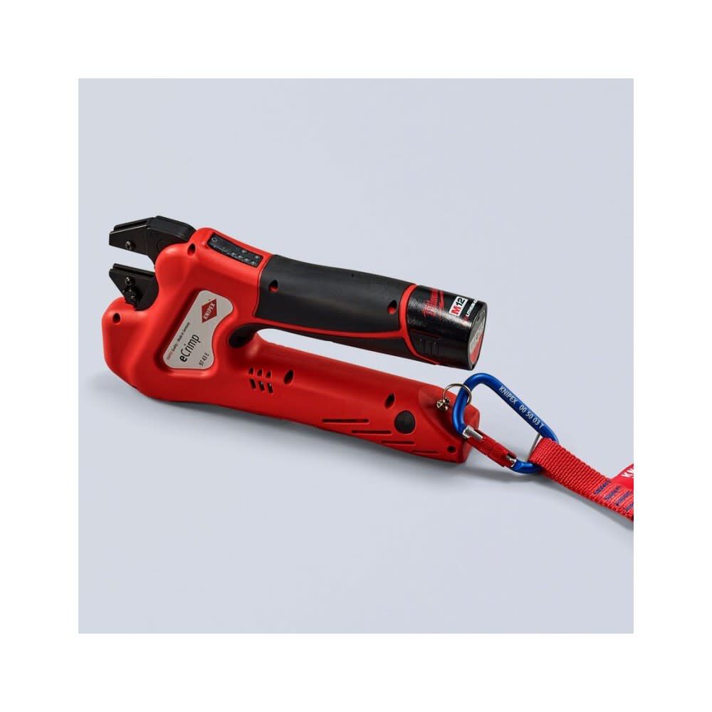 Knipex 38 in Red Tool Tethering Lanyard with Eye Carabiner 00 50 12 T ...