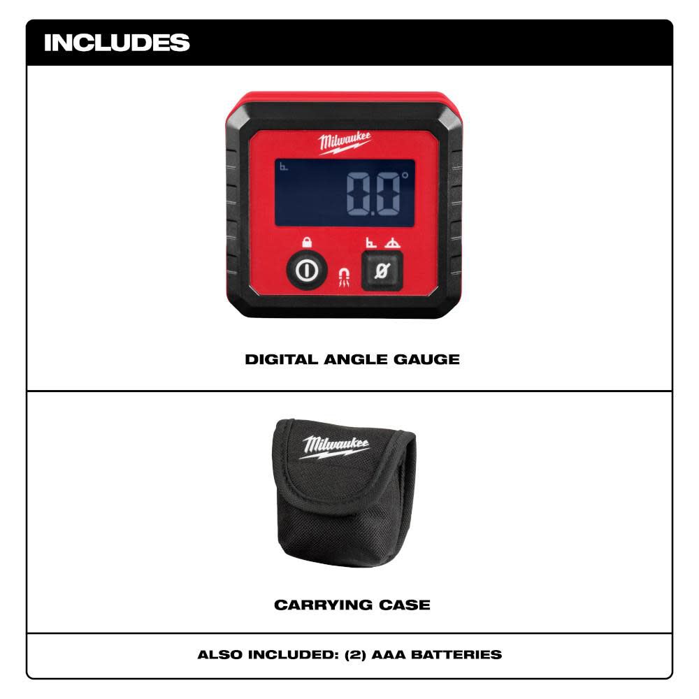 Milwaukee Digital Angle Gauge 48-22-5602 - Acme Tools Milwaukee Digital Angle Gauge 48-22-5602 - Acme Tools