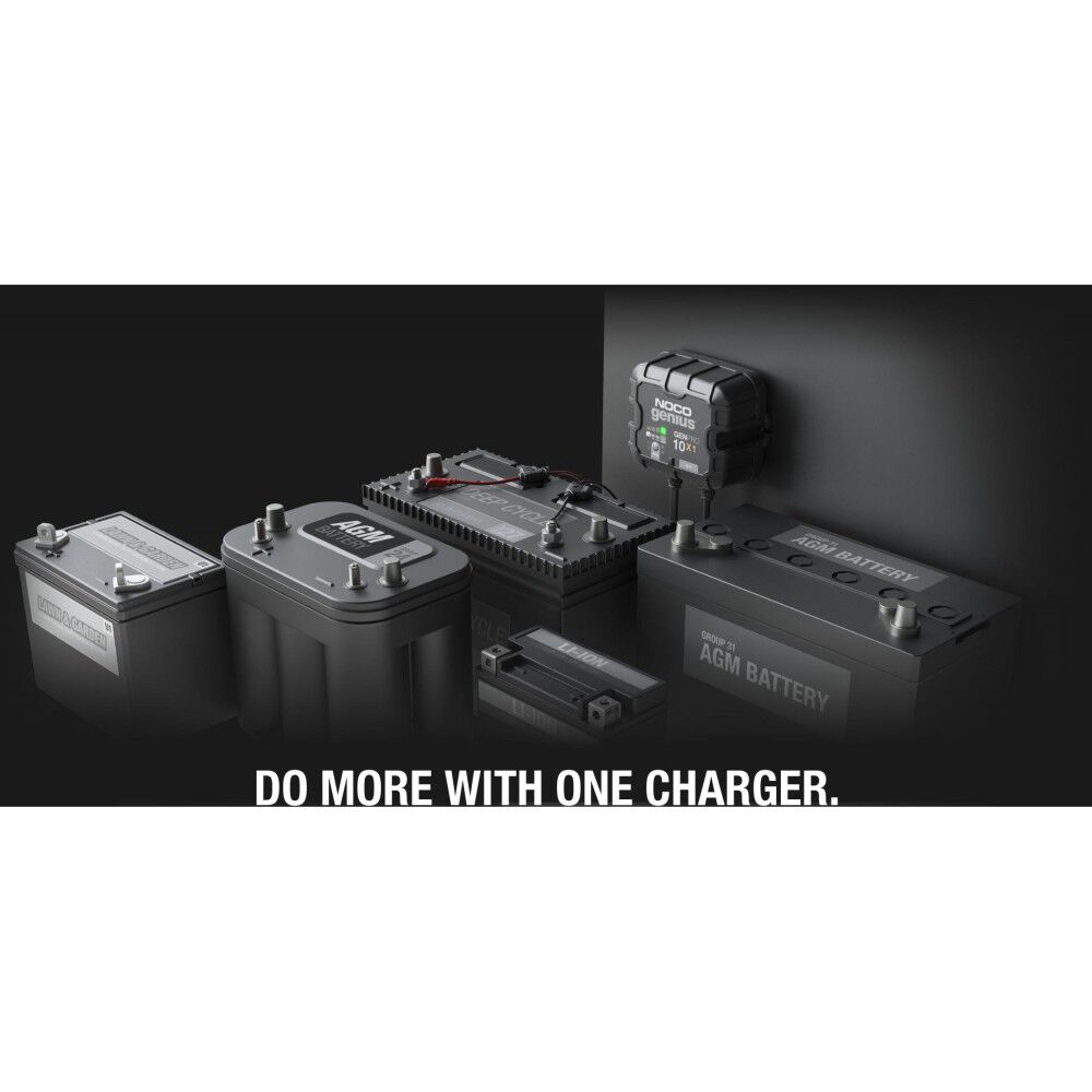 Noco Battery Charger 12V 10A Fully Automatic Waterproof On Board ...