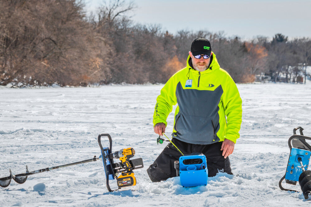 Clam Outdoors Drill Plate Pro with Clam Power Drive Gear Box 16962 from ...