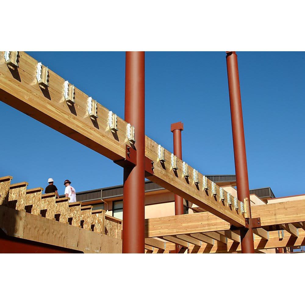 Simpson Strong-Tie 2 x 10 In. ZMAX Concealed-Flange Triple Face-Mount ...