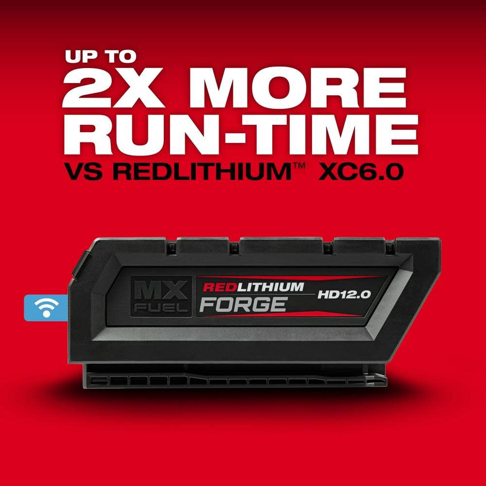 Milwaukee MX FUEL REDLITHIUM FORGE HD12.0 Battery/Super Charger ...